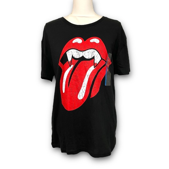 the Rolling Stones | Tops | Nwt The Rolling Stones Vampire Fangs Lips ...